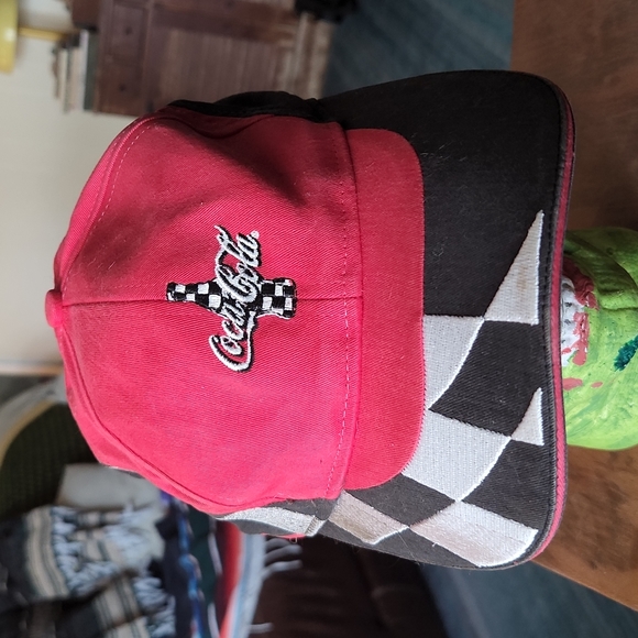 Falcon | Accessories | Cocacola Red White Black Checkered Cap | Poshmark